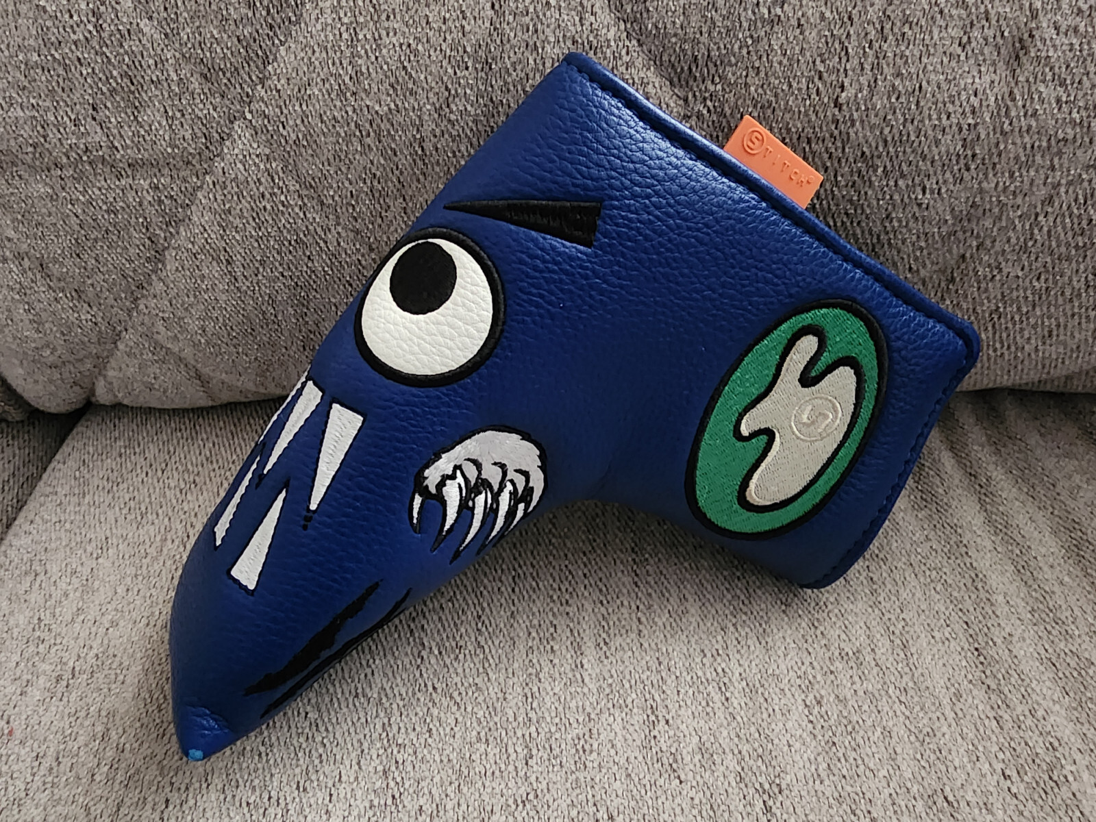 Stitch Golf StitchLab Bogey Monster Danger Putter head cover Headcover⛳ ...