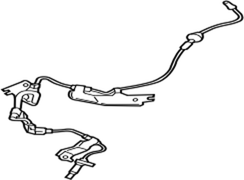 TOYOTA LEXUS ABS Sensor ASSY Speed Rear LH 89546-30080 IS250 RC350 New ...