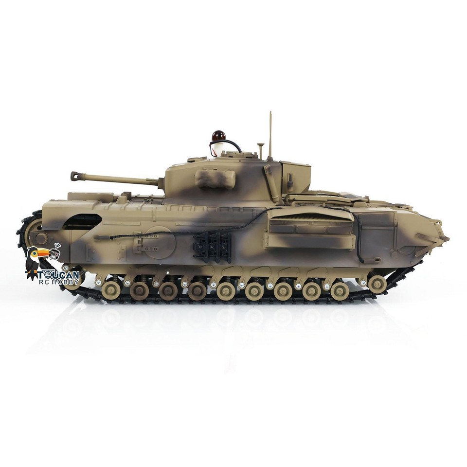 Tongde 1:16 RC Military Battle Tank Churchill Mk.VII Electric Tanks ...
