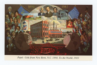 New Bern, NC - North Carolina ~ Pepsi - Cola, Company Building, Vintage ...