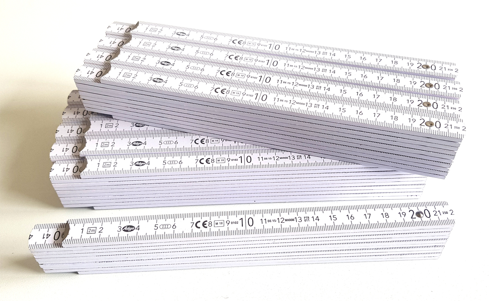 1x 2x 3x 4x 5x 6x 10x ADGA Meterstab Winkelskala 2M Zollstock Meterstab ...