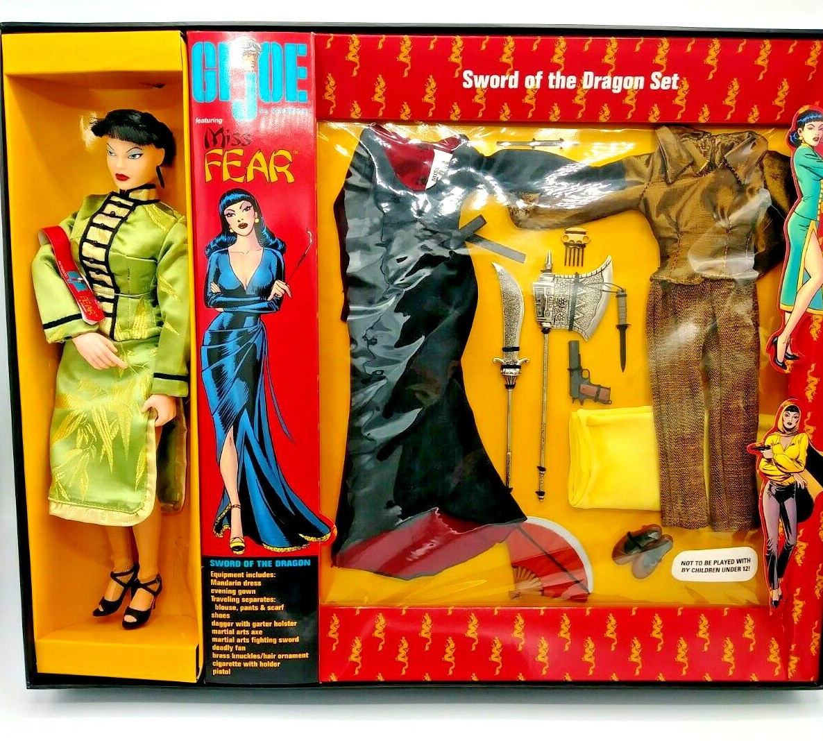 2003 Hasbro Gi Joe DC Comics Sword of The Dragon Set Miss Fear ...