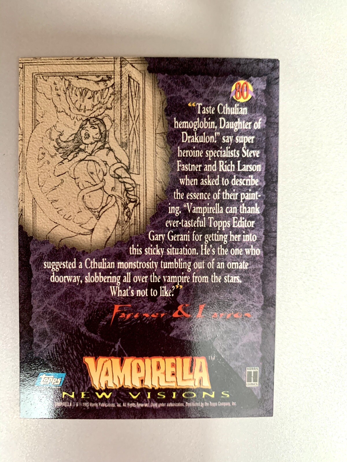 Small Lot (7) Topps Vampirella Trading Cards 1995 Harris Publishing | eBay