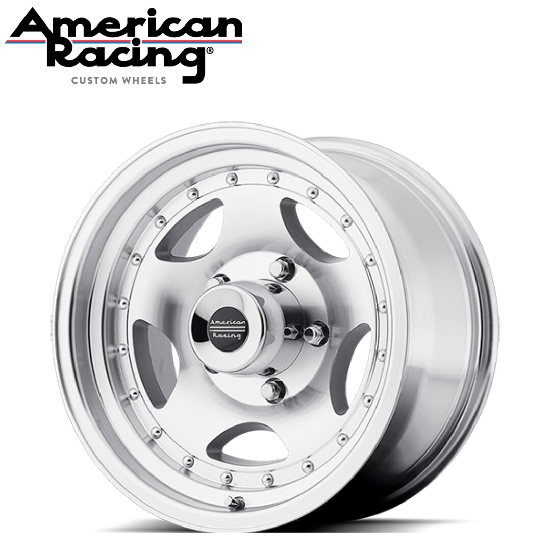 (1) 15" American Racing AR23 Machined Wheel Rim 15x10 5x5.5 / 5x139.7 ...
