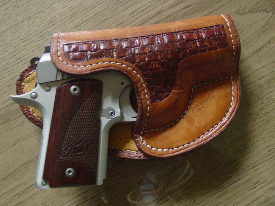 Kimber Micro 9mm Leather Holster / Belt Clip Attachment | eBay