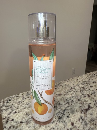 Bath & Body Works Pretty as a Peach Fine Fragrance Mist Body Spray 8oz ...