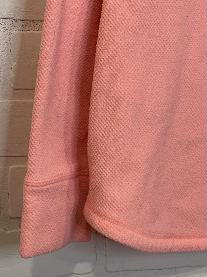 Vineyard Vines Womens Small | Coral | Pink Mockneck 1/4 Zip Logo Preppy ...