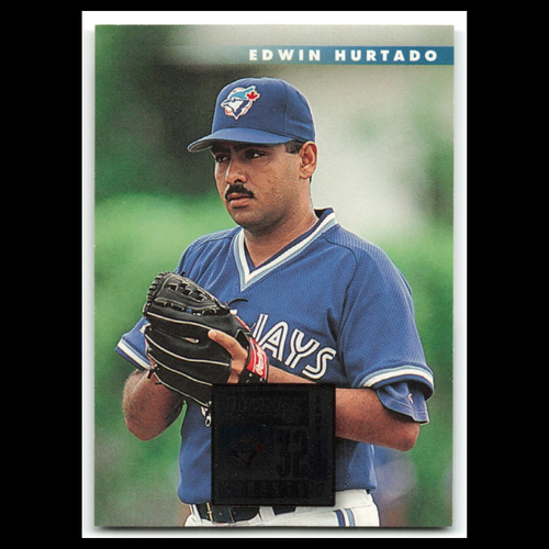 Edwin Hurtado #327 1996 Donruss Toronto Blue Jays Baseball Card MLB NM ...