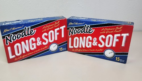 2 x Noodle Long and Soft (15 pack) Golf Balls White 30 Total NOS | eBay