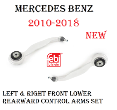 Front Suspension Left & Right Lower Control Arm Set For Mercedes CLS E ...