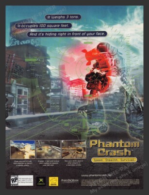 Phantom Crash 2000s Video Game Print Advertisement 2002 | eBay