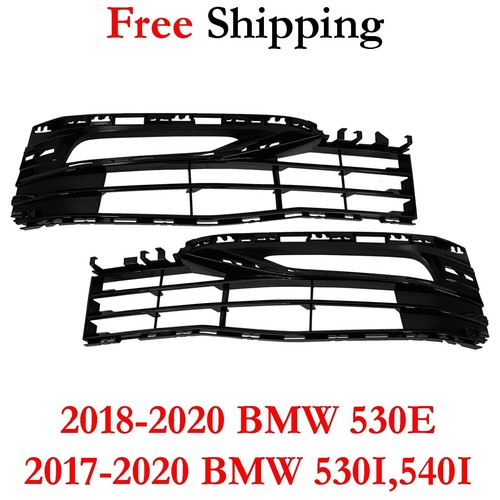 For 2017-2020 BMW 530I 540I Bumper Face Bar Grille Front Left & Right ...