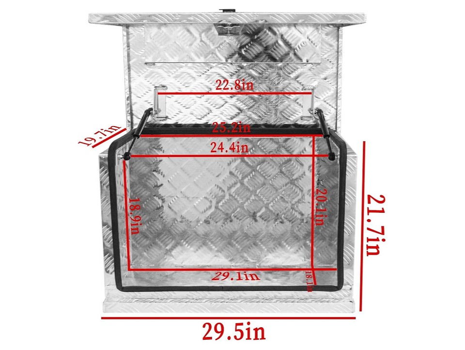 Aluminium Generator Tool Box Heavy Duty Generator Storage Box RV Garage ...