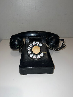 1950s Western Electric Bell System Green Telephone Painted Black | eBay