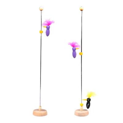 Birds Pole Pecking Sliding Toy Interesting Toy Novelty Toys Wooden Bird ...