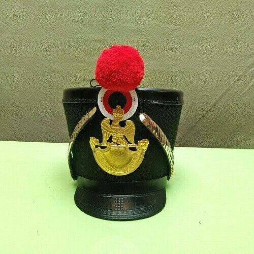 French Napoleonic Shako Helmet with Red Pompom | eBay
