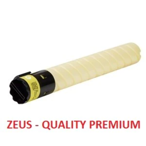 TONER TN512Y JAUNE ZEUS (AVEC POUDRE D'ORIGINE) A33K252 COMPATIBLE ...
