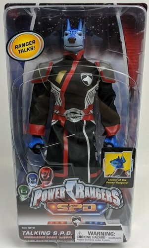 Power Rangers SPD 12" Talking Commander Doggy Cruger Rangers Leader ...