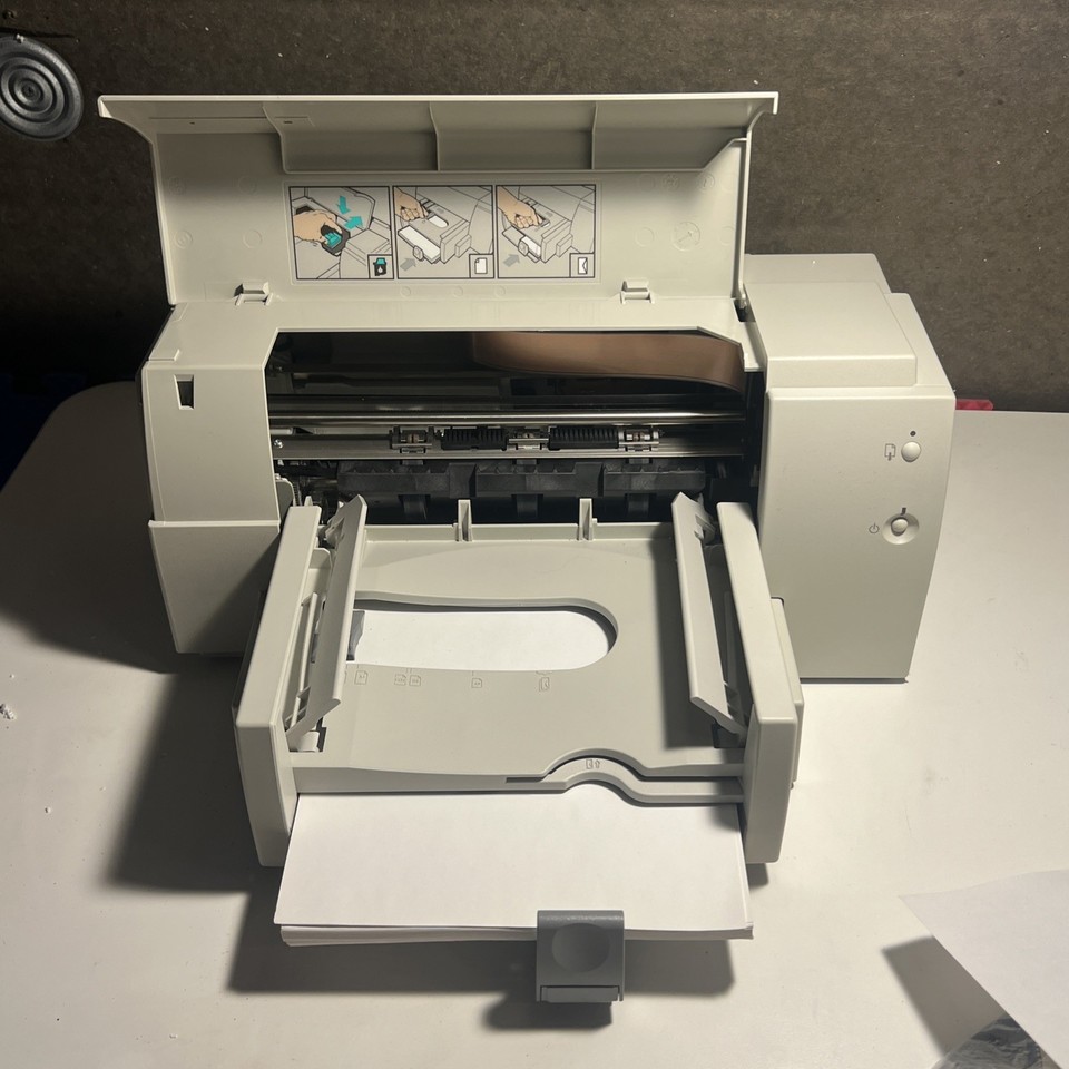 Vintage Hewlett Packard HP DeskJet 540 Printer with cables EC with Box ...