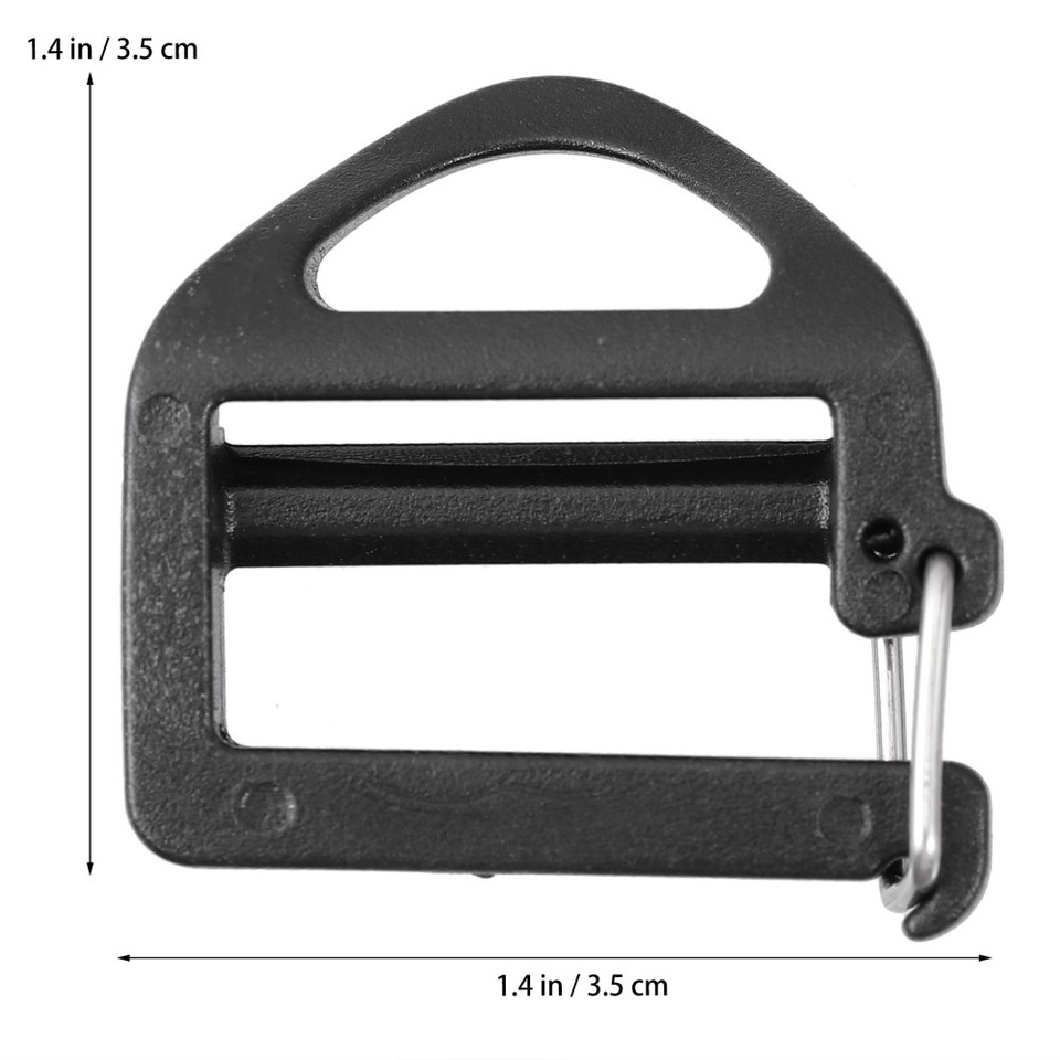 20Pcs strap with buckle Plastic Ladder Buckles Three Level Buckles ...