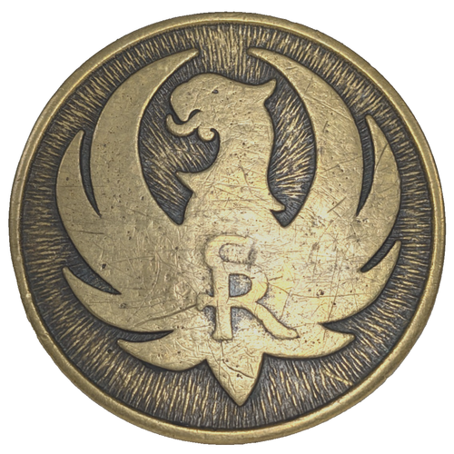 Sturm Ruger & Co Phoenix Flames Emblem Belt Buckle Brass Vintage | eBay