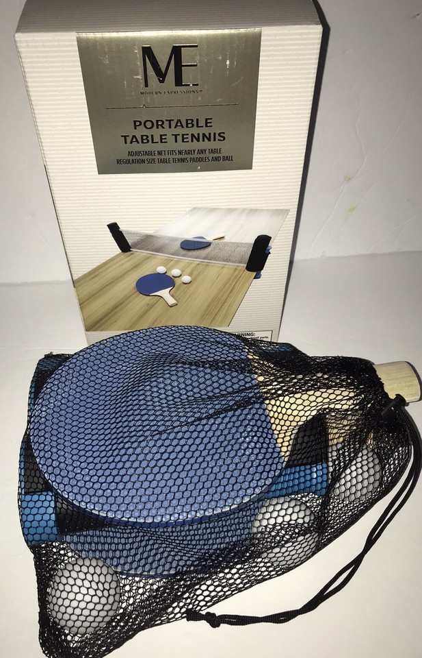 Modern Expressions, Portable Table Tennis Set, Ping pong Retractable ...