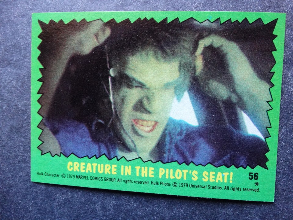 1979 Topps The Incredible Hulk TV Show Card Complete Your Set You U ...