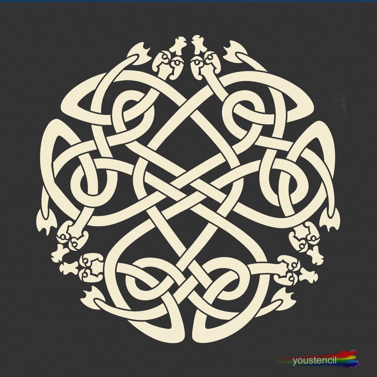 Celtic Knot Stencils Stencilia Celtic Knot Stencil Celtic Knot Stencil