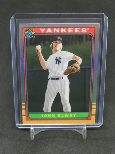 2024 BOWMAN DRAFT JOHN ELWAY REFRACTOR SP SSP 81D-JE NEW YORK YANKEES ...