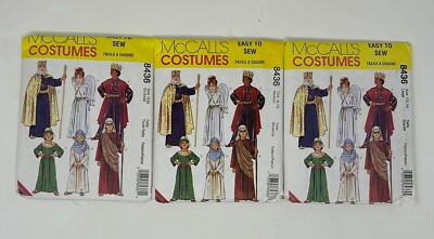 McCall's 1996 Lot of 3 Sewing Pattern #8436 Biblical Nativity Costumes ...