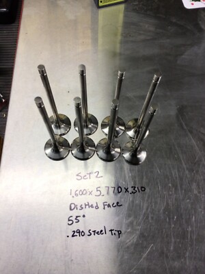 Del west 1.600 x 5.770 .310 titanium valves Xceldyne, Manley,Victory | eBay