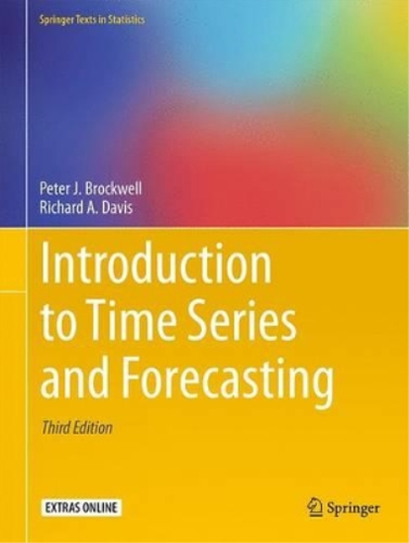 Peter J. Brockwell Richard A. D Introduction to Time Series and Forecas ...