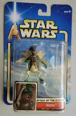 NEW STAR WARS ATTACK OF THE CLONES WATTO MOS ESPA JUNK DEALER ACTION ...