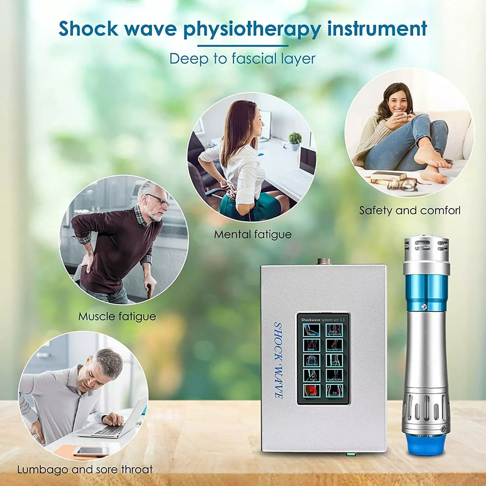 Shockwave Therapy Machine Shock Wave Body Massager Pain Relief ED ...