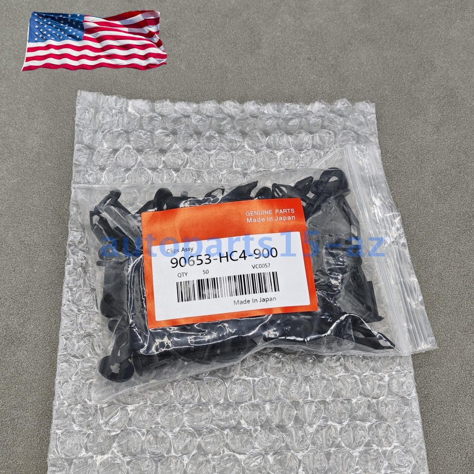 New ! 50PCS ATV Retainer Clips Push Pin Splash Guard Body Panel For ...