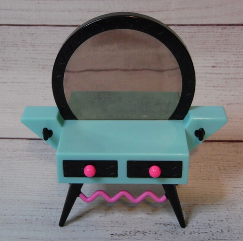 MGA LOL Surprise Vanity Mirror Aqua Pink Retro Drawers Mansion Doll ...