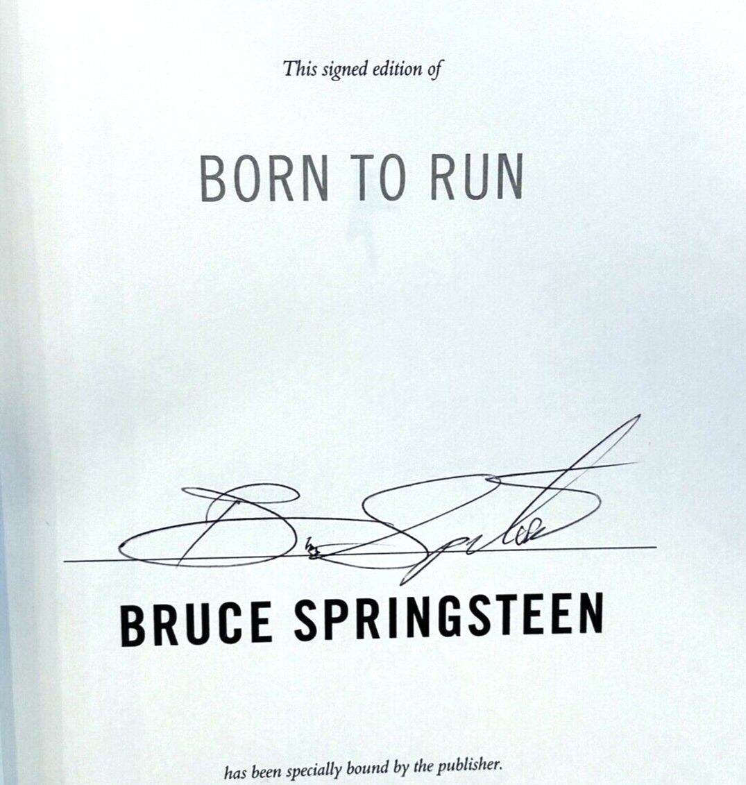 Bruce Springsteen Autographed Memorabilia | Signed Photo, Jersey ...