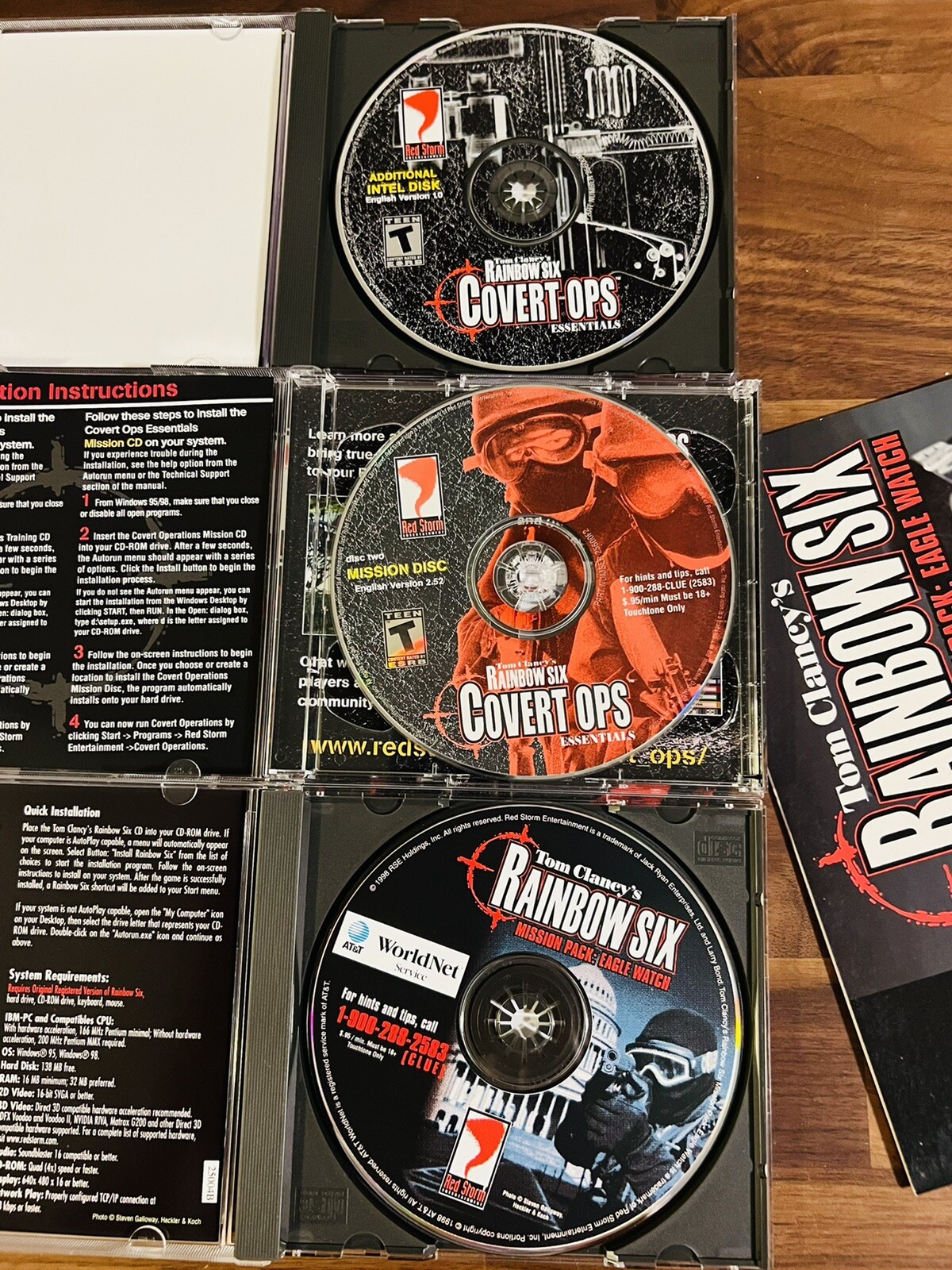 TOM CLANCY RAINBOW COVERT OPS Essential, EAGLE WATCH PC | eBay