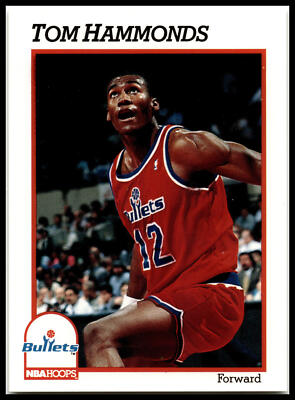 Tom Hammonds #446 1991 NBA Hoops Bullets B0141A | eBay Australia