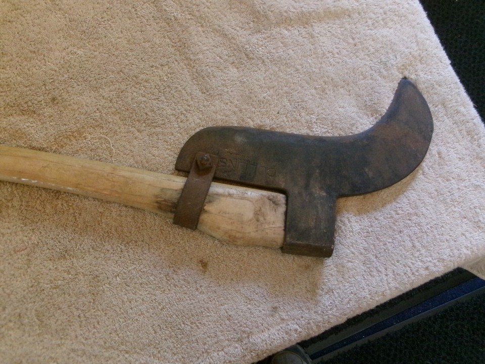 Vintage The Collins Company USA Fireman Firefighter Brush Axe | eBay