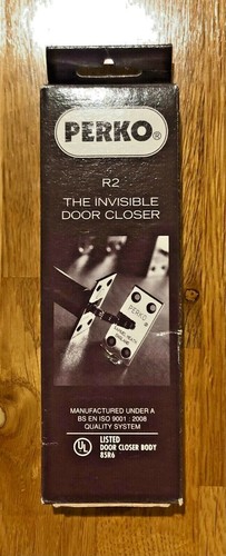 Perko Concealed Door Closer R2 Polished Brass Plate | eBay UK
