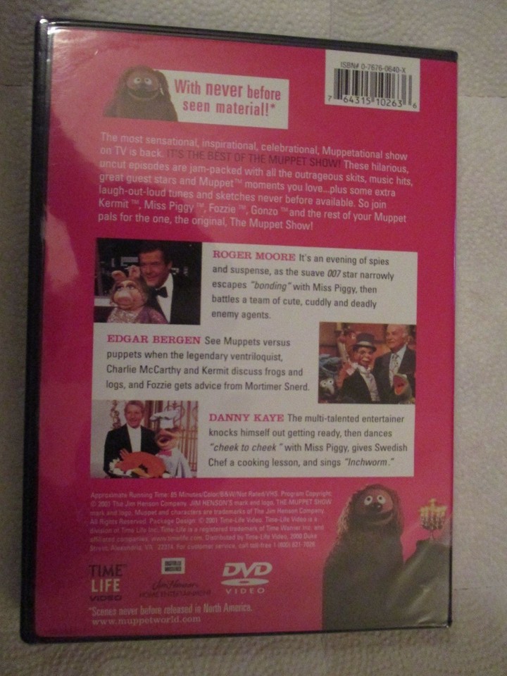Best of the Muppet Show (DVD, 2004) Roger Moore, Edgar Bergen & Danny ...
