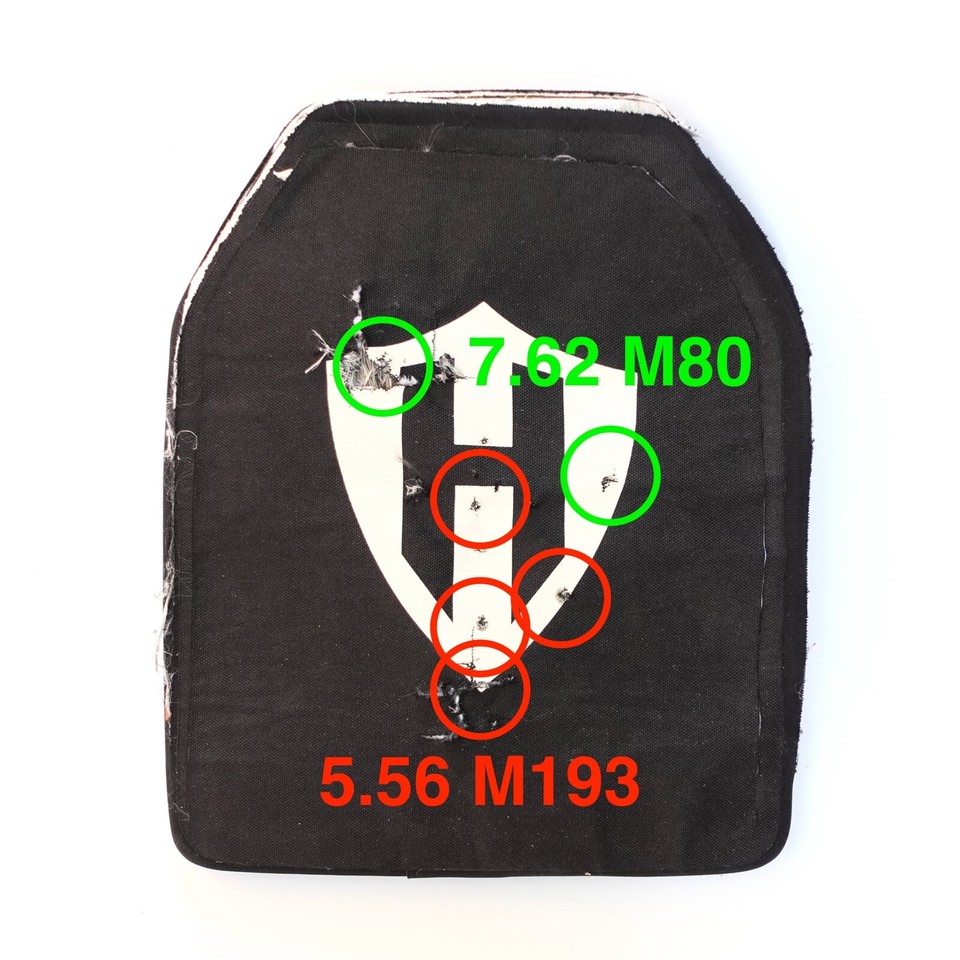 2pcs Level 3+ expanded ceramic & spall liner ballistic plates - see ...