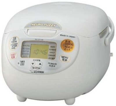 ZOJIRUSHI Electronic rice cooker NS-ZLH10-WZ PREMIUM WHITE AC220-230V ...