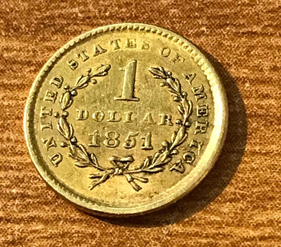 1851 Liberty Head Gold $1 coin | eBay