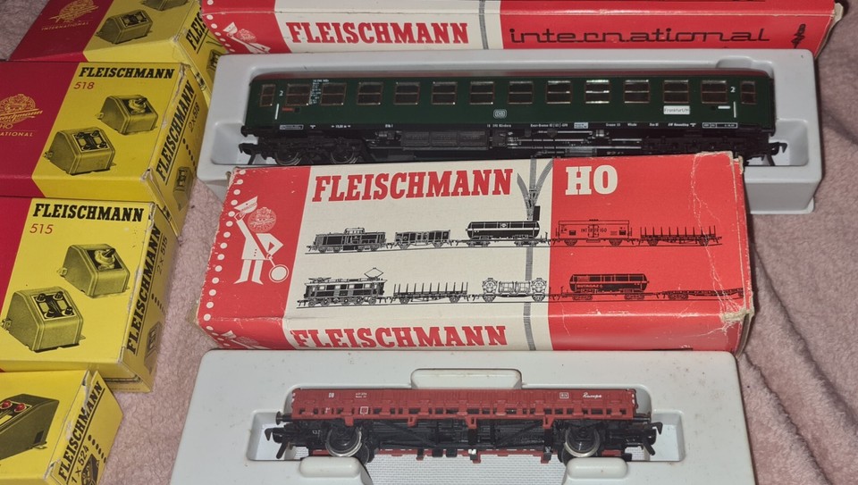 Fleischmann HO Train Lot 1526, 1452n, 5111, (6) mint in box vintage | eBay