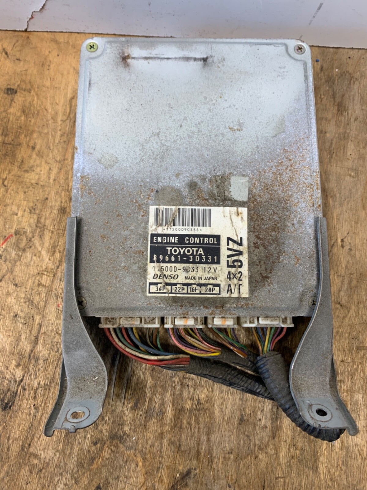 TOYOTA 4RUNNER ecu ecm 4X2 A/T 3.4L 5VZ ENGINE COMPUTER 89661-3d331 | eBay