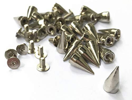 Bullet Spike 100 Sets Bullet Cone Spike And Stud Metal Screw Back For ...