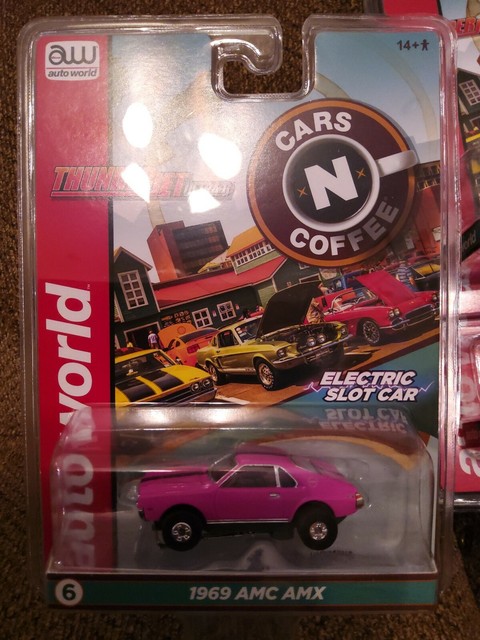 Auto World Thunderjet R31 1969 AMC AMX Hurst Edition HO Scale Slot Car ...