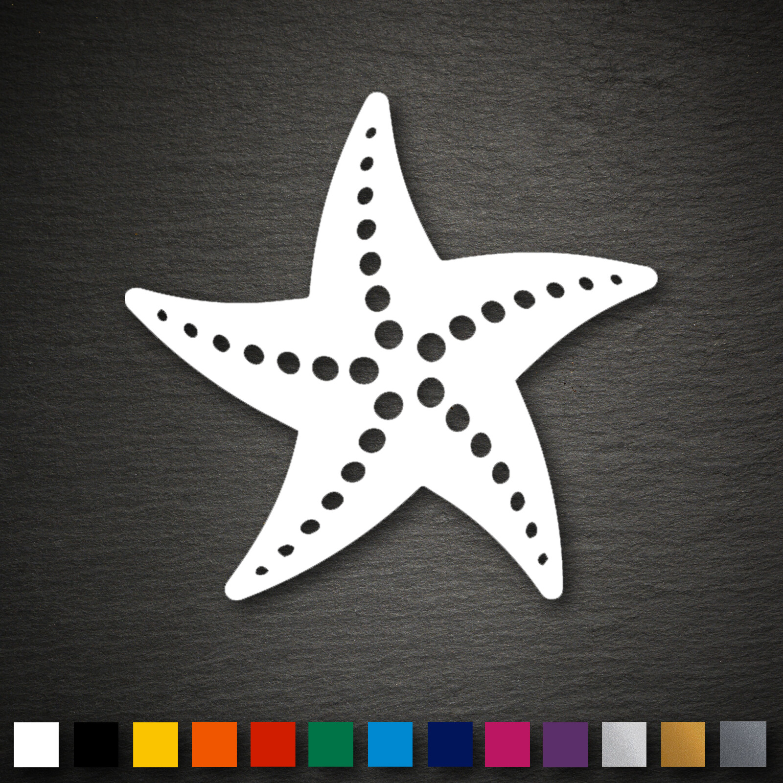 14107 Seestern Aufkleber 95x90mm Sticker Auto KFZ Boot Maritim Meer ...